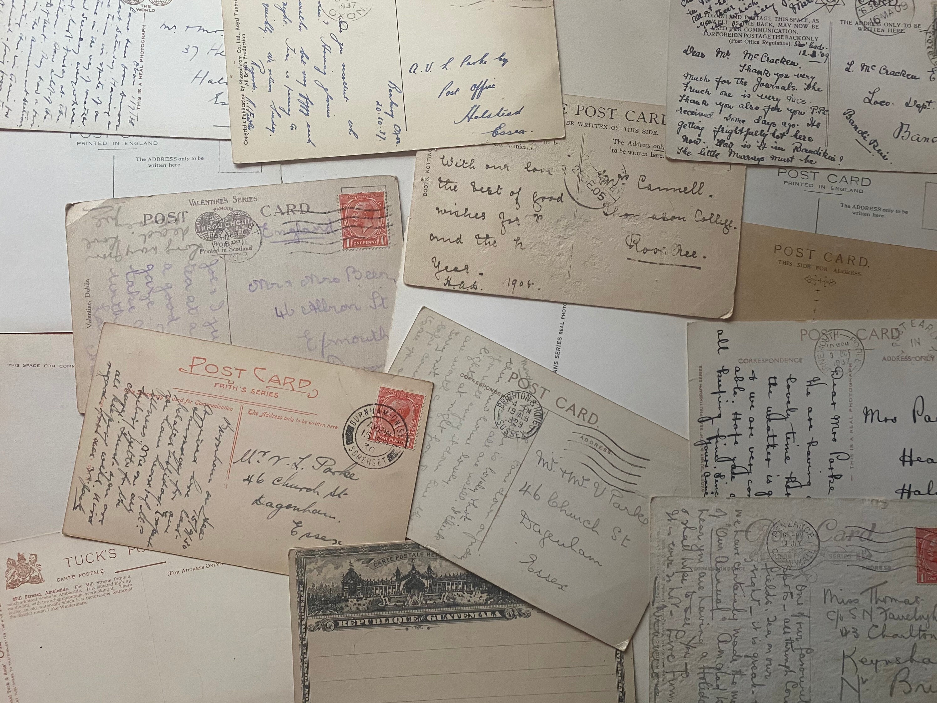 Antique Victorian/ Edwardian Vintage Random Assorted Postcards 1900 ...