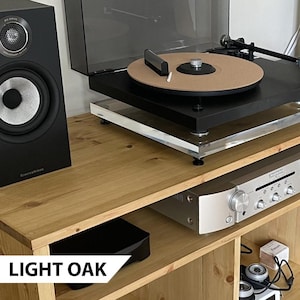 The Tower - Vertical Tall Vinyl Storage Cabinet - Vinyl Record Storage ...