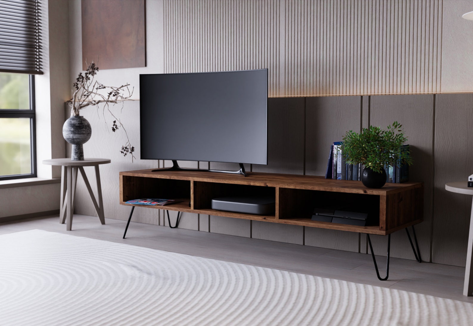 Scandinavian TV Cabinet TV Stand TV Unit Console Table - Etsy UK