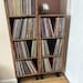 The Tower - Vertical Tall Vinyl Storage Cabinet - Vinyl Record Storage ...