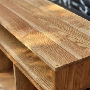 Solid Oak Vinyl Record Cabinet With Isolation American White Oak Vinyl ...