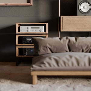 3 Tier Scandinavian Hi Fi Rack, Audio Rack - Component Rack - Amplifier ...