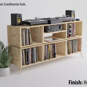 3 Tier Scandinavian Hi Fi Rack, Audio Rack Component Rack Amplifier ...