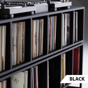 The Tower - Vertical Tall Vinyl Storage Cabinet - Vinyl Record Storage ...