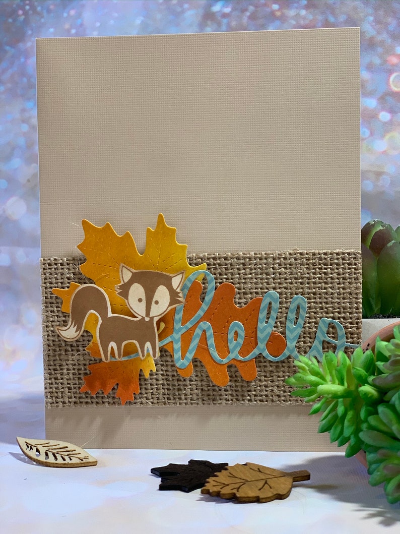 Set of 5 Fall Greetings Card, Leave Card, Fox Cards, Autumn Cards ...