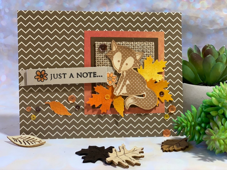 Set of 5 Fall Greetings Card, Leave Card, Fox Cards, Autumn Cards ...
