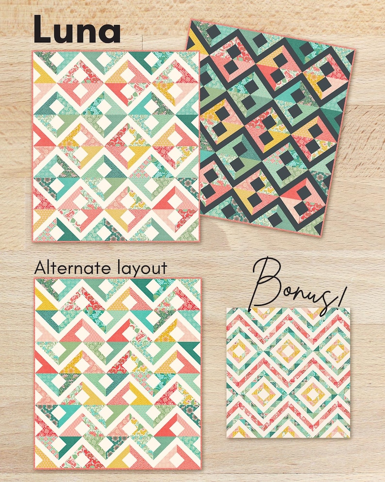 Luna PDF Quilt Pattern - Etsy