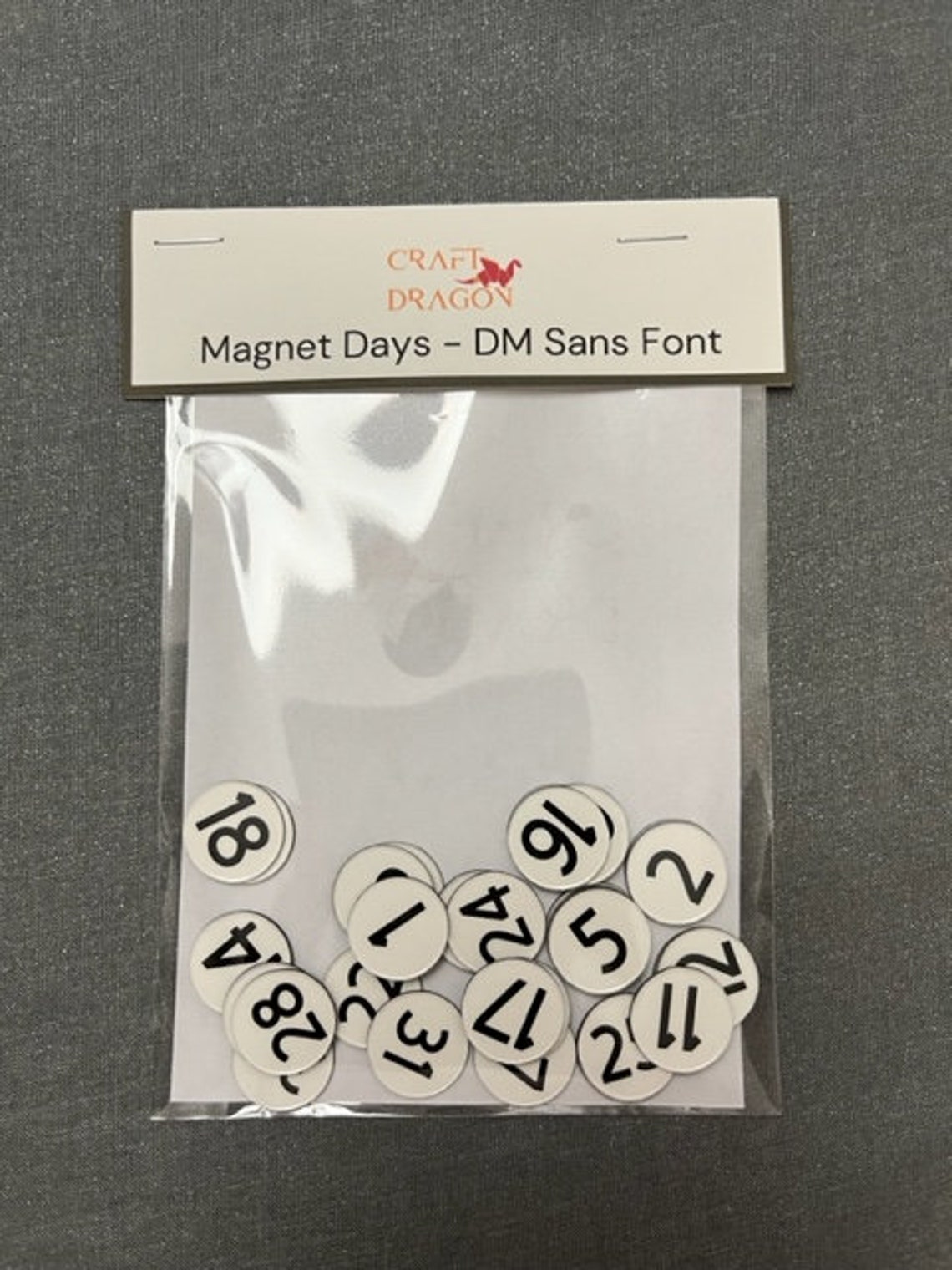 Number Magnets for Magnetic Calendar // Best Seller Magnet Numbers - DM ...