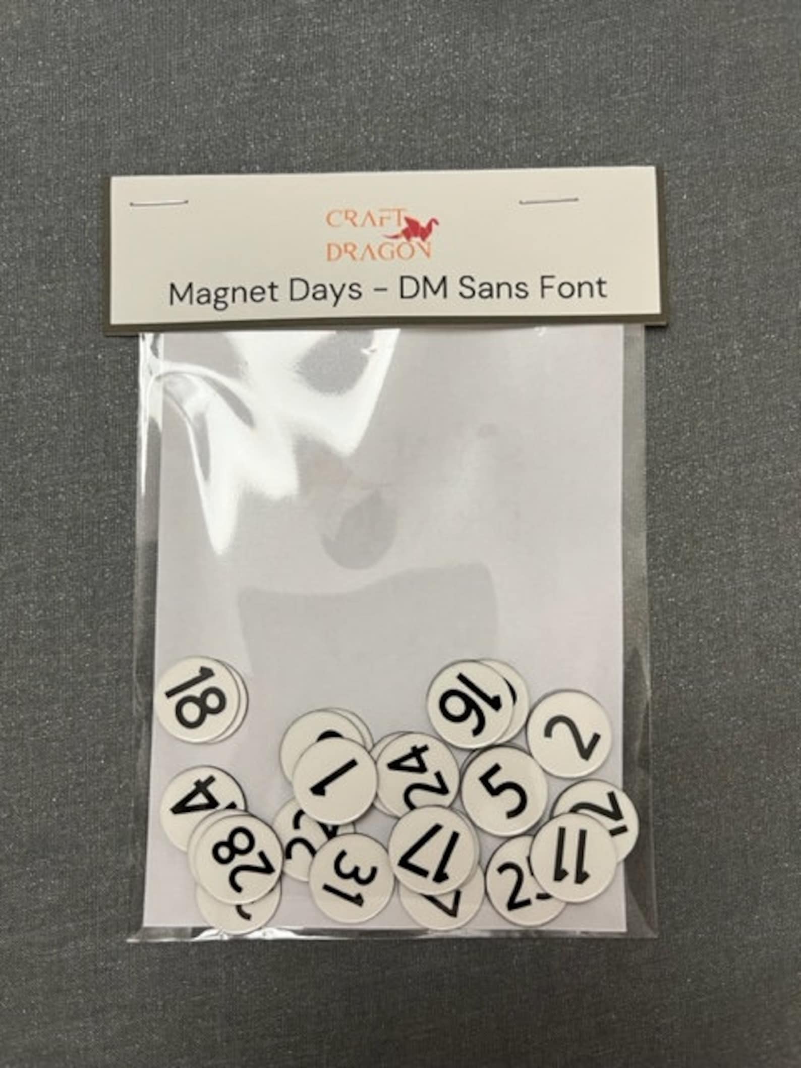 Number Magnets for Magnetic Calendar // Best Seller Magnet Numbers - DM ...