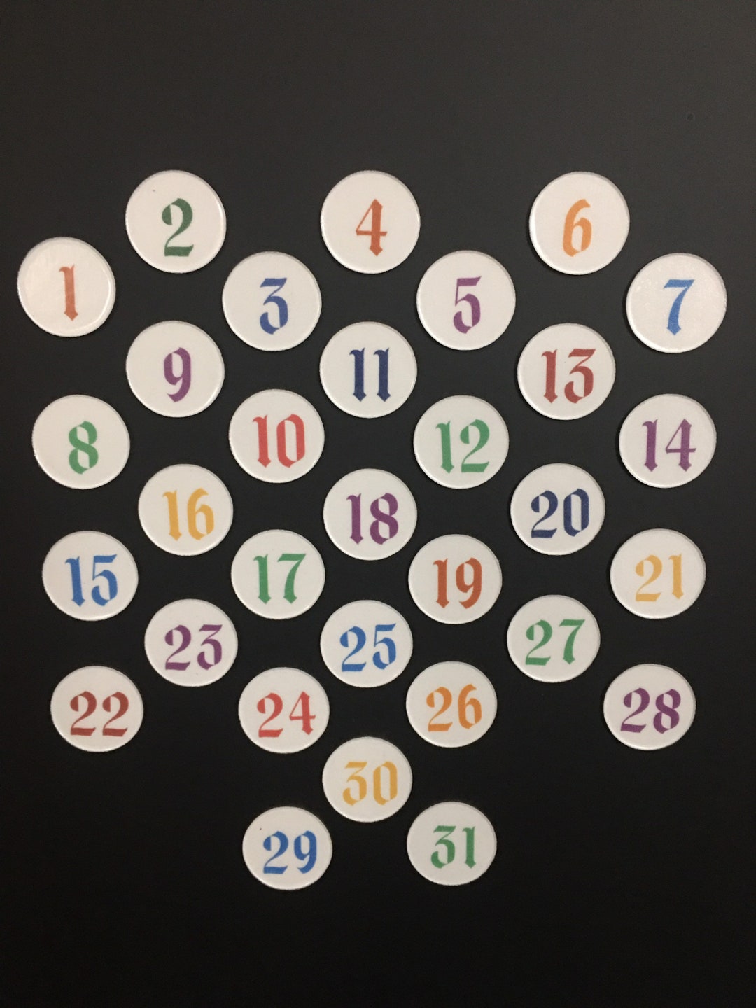 Number Magnets for Calendar // BEST SELLER // Perpetual Calendar ...