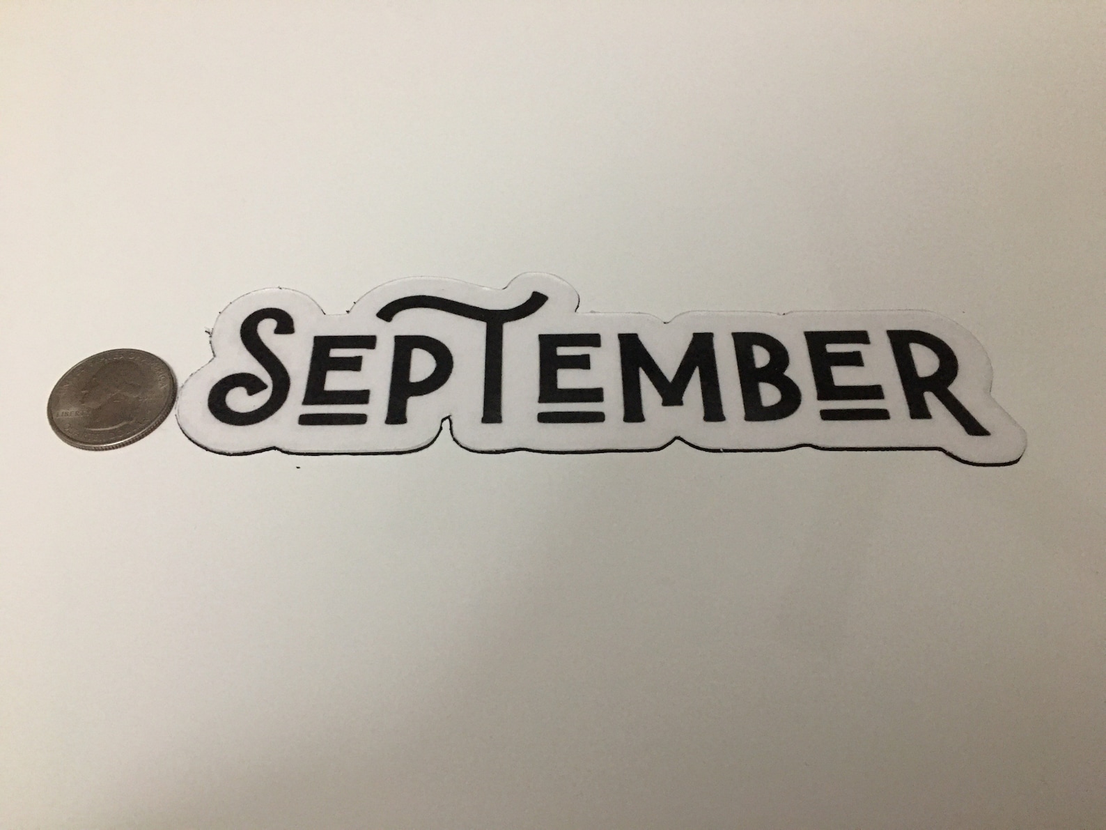 Magnetic Calendar Months in Black // Fancy Magnet Months // Perpetual ...