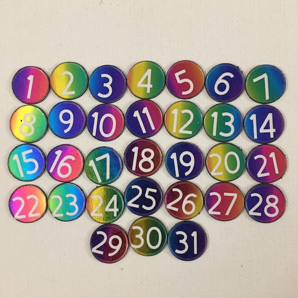 Magnetic Numbers for Whiteboard - Etsy