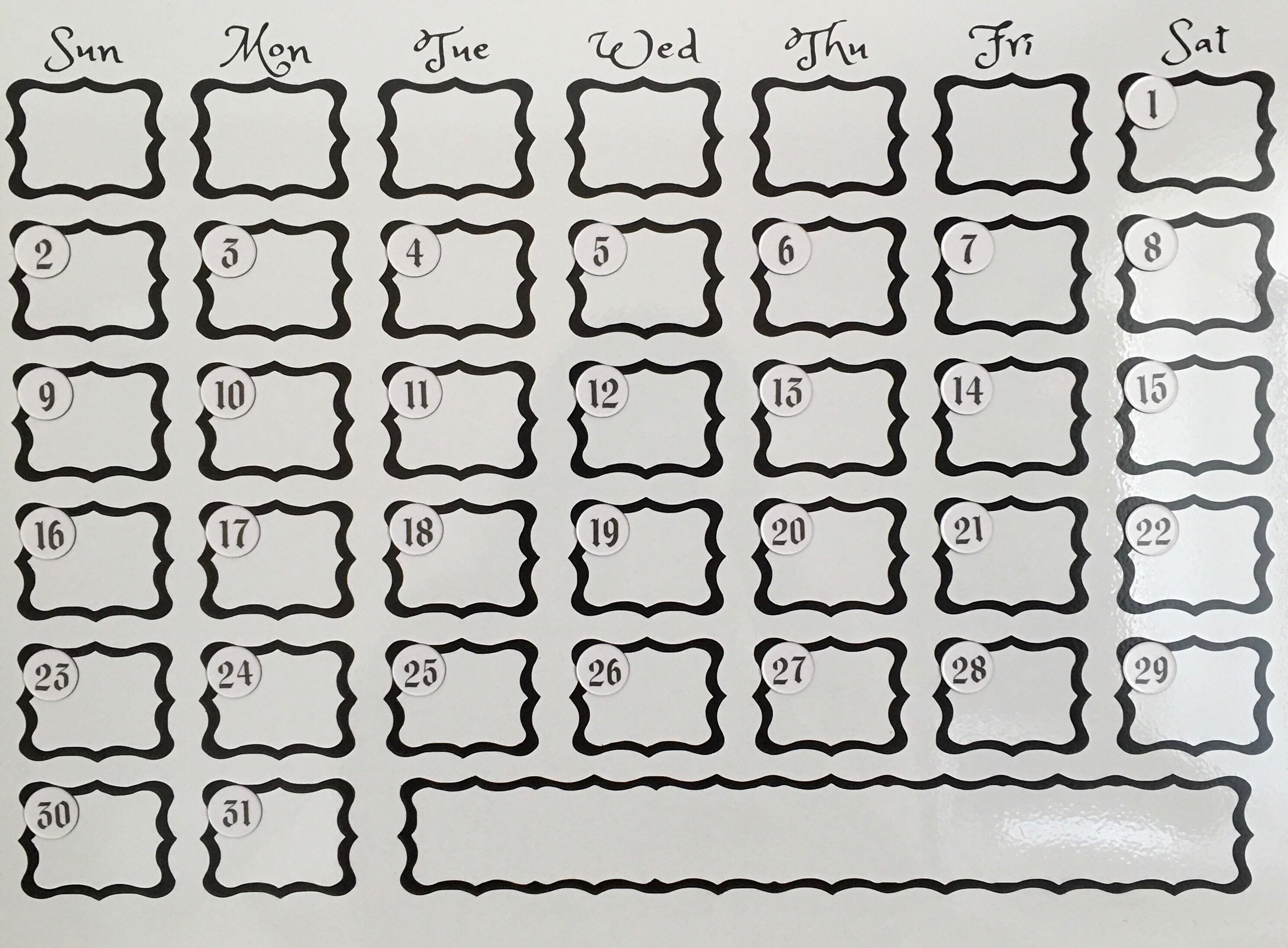 Number Magnets for Magnetic Calendar // Day Magnets // BEST - Etsy