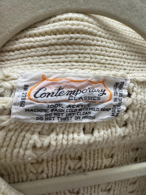 Beautiful 1980s/90s Vintage Cozy Cottage Core Ivory C… - Gem