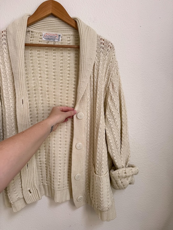 Beautiful 1980s/90s Vintage Cozy Cottage Core Ivory C… - Gem