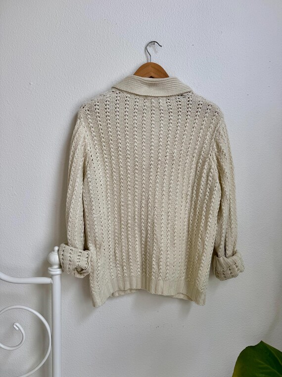 Beautiful 1980s/90s Vintage Cozy Cottage Core Ivory C… - Gem