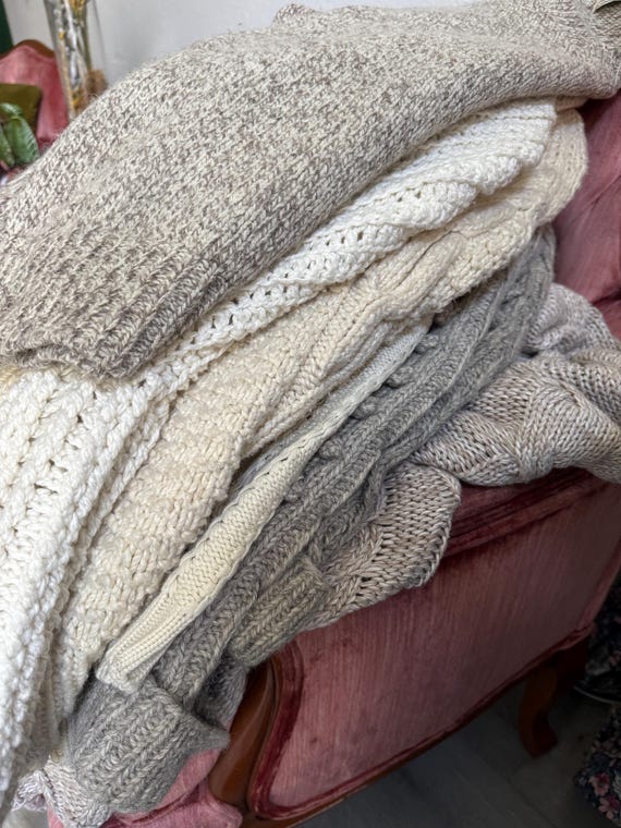 Beautiful 1980s/90s Vintage Cozy Cottage Core Ivory C… - Gem