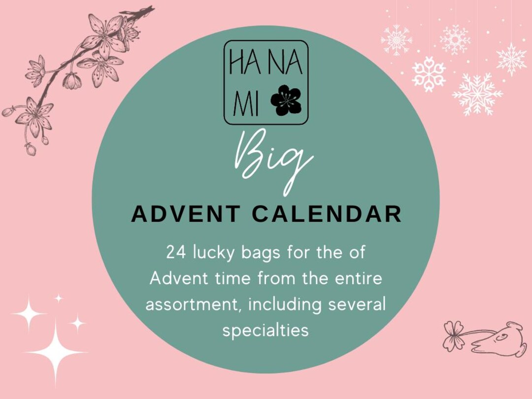 Big Advent Calendar Japanese Calendar 2024 Japanese Garden Anime Manga ...