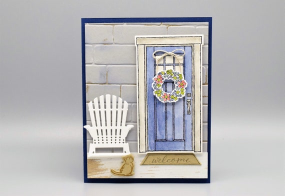 Handmade Welcome Card Welcome Mat Housewarming House - Etsy