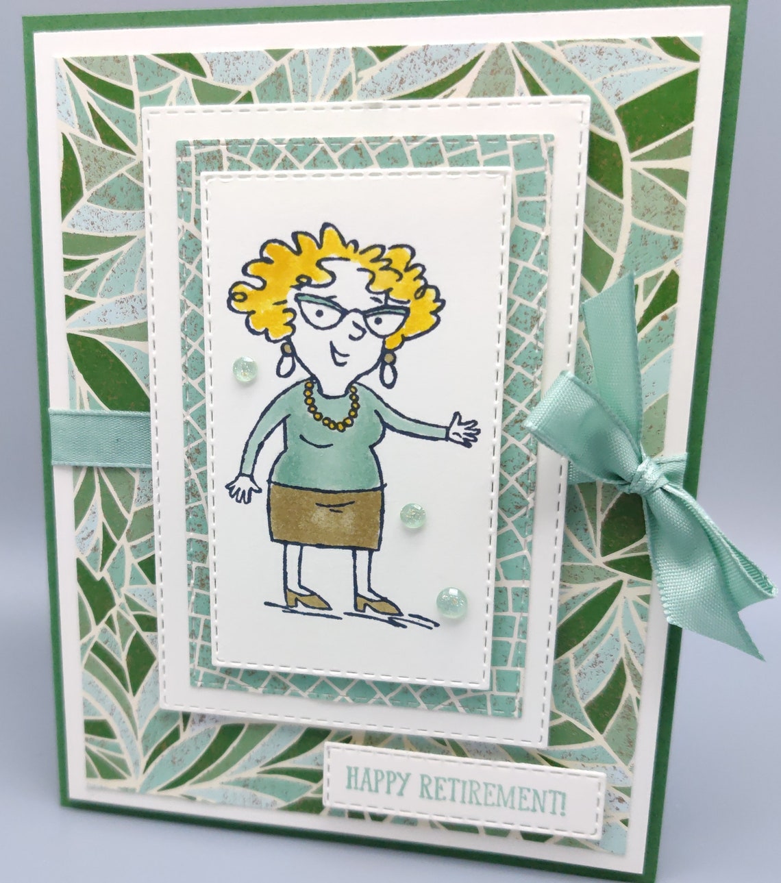 Handmade Retirement Card for Women - Etsy