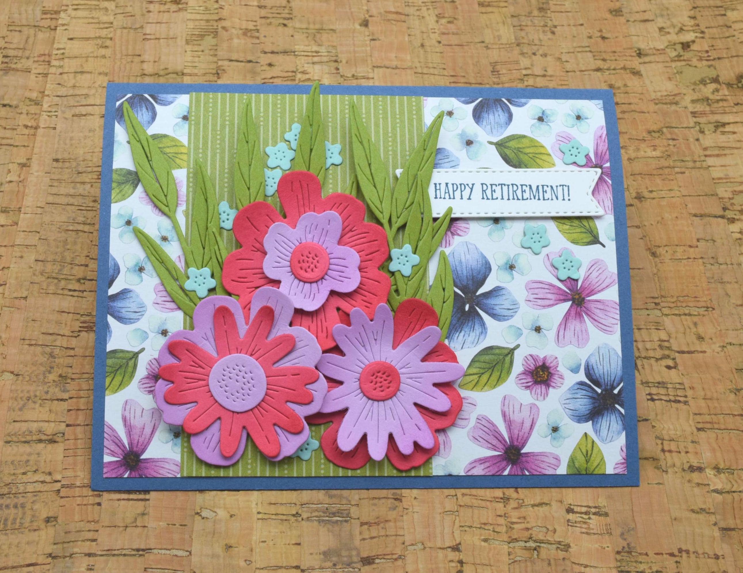 Handmade Retirement Card for Women - Congratulations Happy Retirement ...