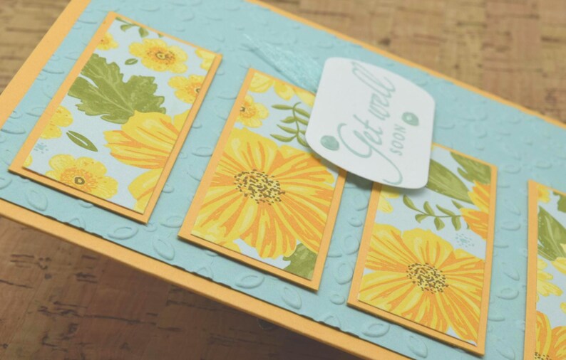 Handmade Get Well Card - Flowers Feel Better - Etsy