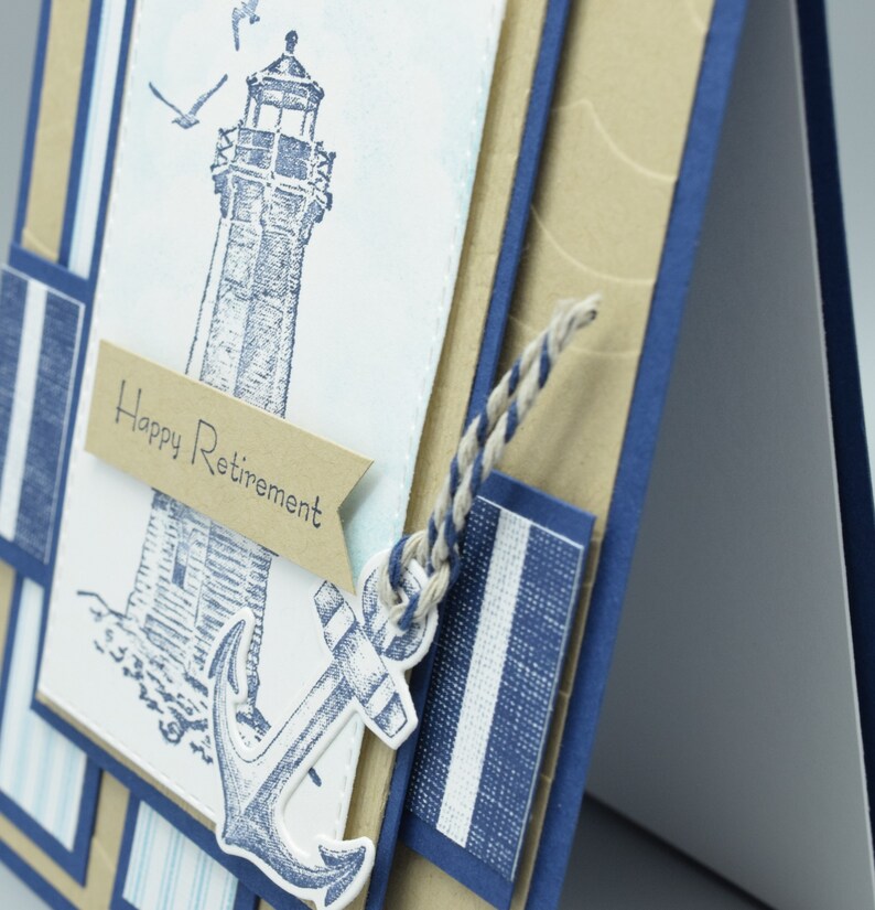 Handmade Retirement Card - Boating Sailboats Masculine Men - Etsy