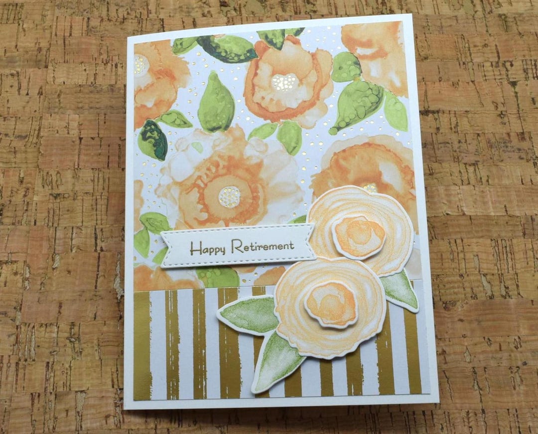 Handmade Retirement Card for Women - Congratulations Happy Retirement ...