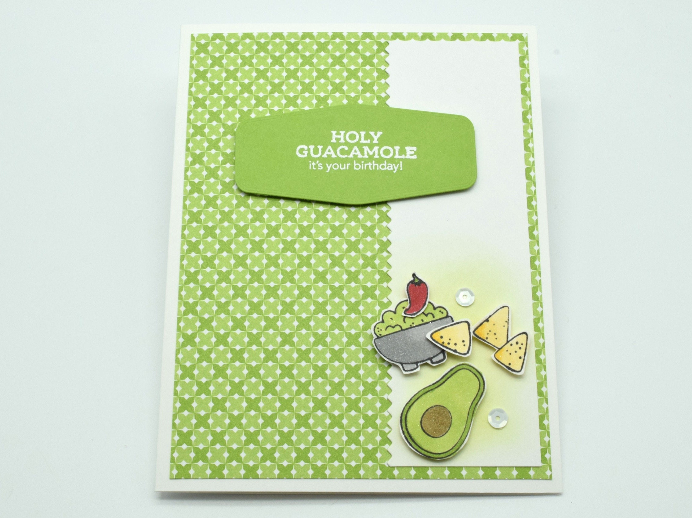 Handmade Birthday Card - Holy Guacamole! - Etsy