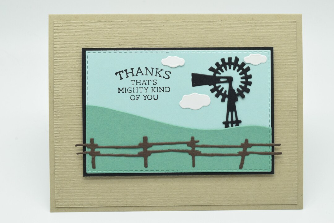 Handmade Thank You Card - Farm Ranch Appreciation - Etsy