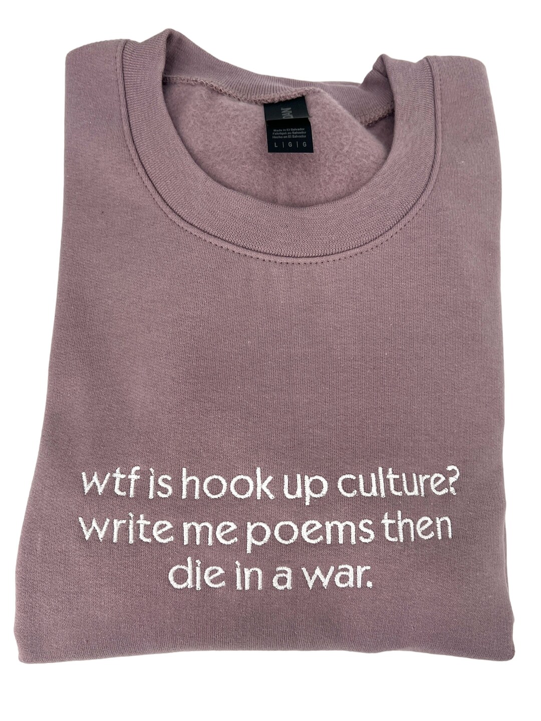 Write Me Poems Then Die in a War Embroidered Unisex Shirt - Etsy