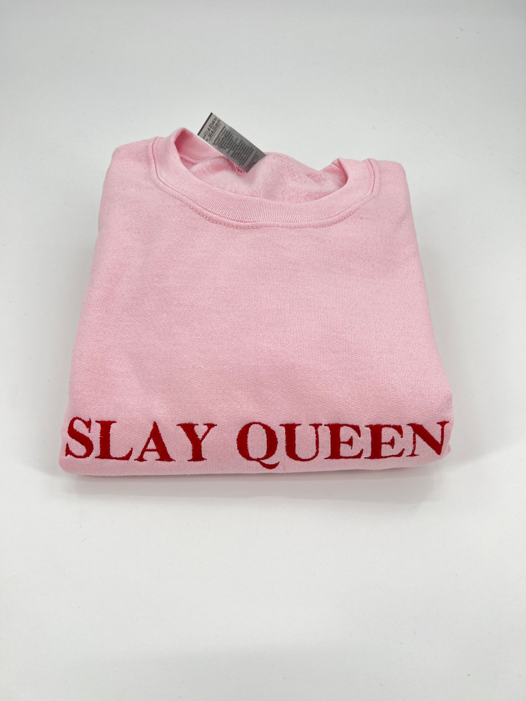 Slay Queen Embroidered Unisex T-shirt & Crewneck Sweatshirt - Etsy