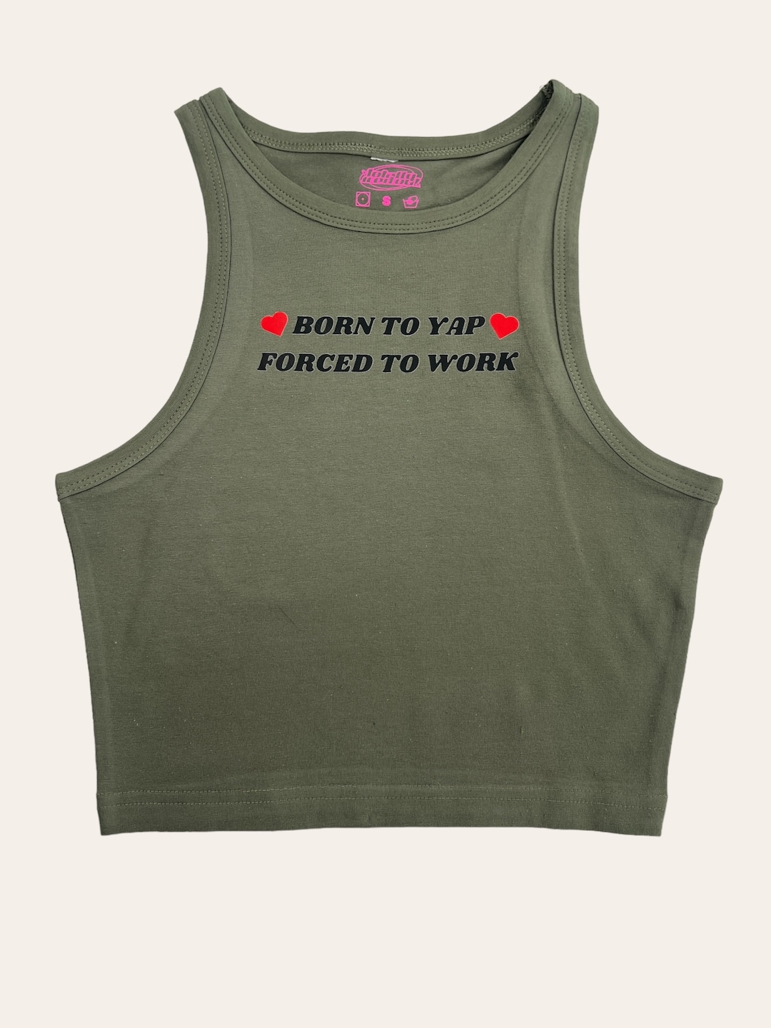 Born to Yap Forced to Work Tank Top or Baby Tee - Etsy