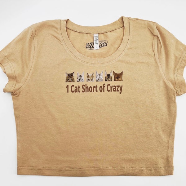 Cat Crop Top - Etsy