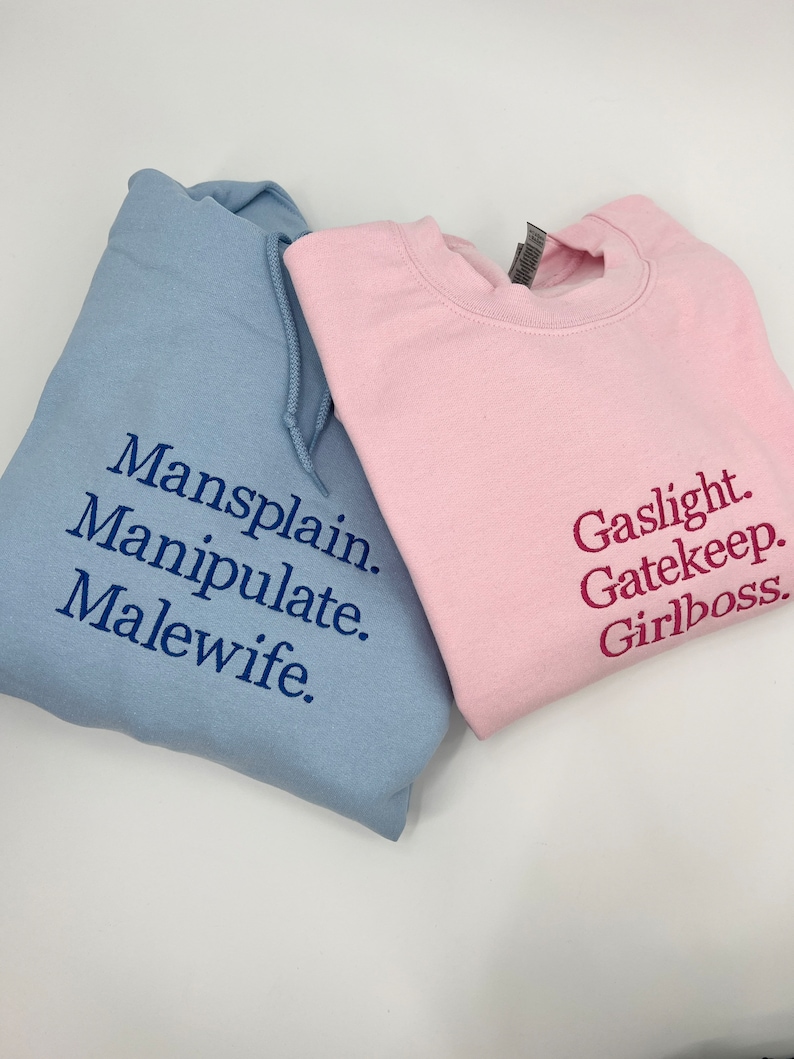 Gaslight. Gatekeep. Girlboss. Mansplain. Manipulate. Malewife Couple ...