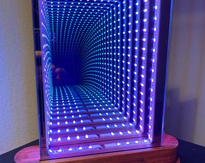 Infinity Mirror Exotic Bloodwood & Gold - Etsy