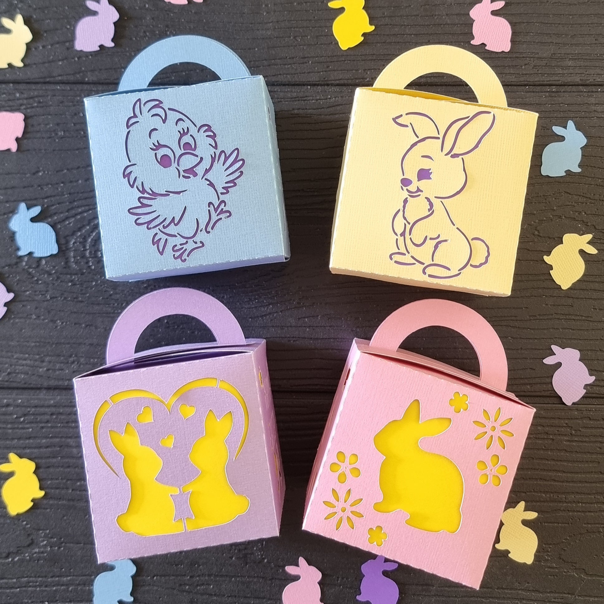 Easter Treat Box SVG FILES for Silhouette and Cricut Machines - Etsy