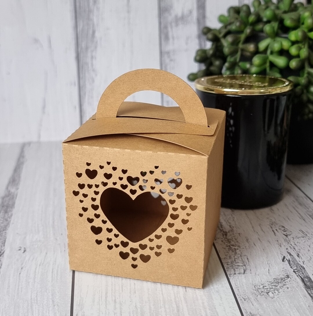 Heart of Hearts Gable Box, Valentines, Gift Box, Love, Wedding Favour ...