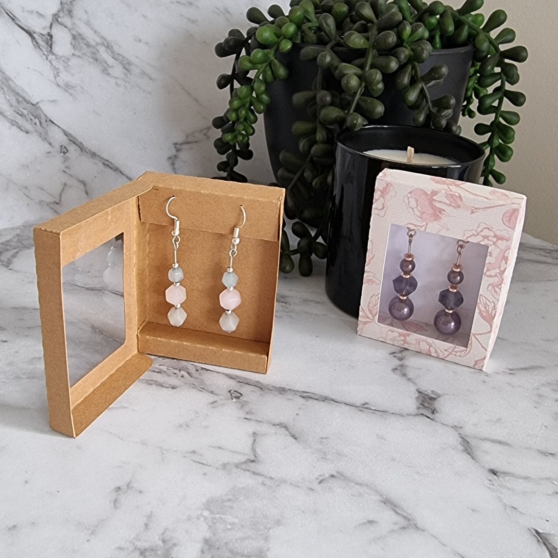 Earring Presentation Box SVG 3 Styles and Bonus Sleeve - Etsy