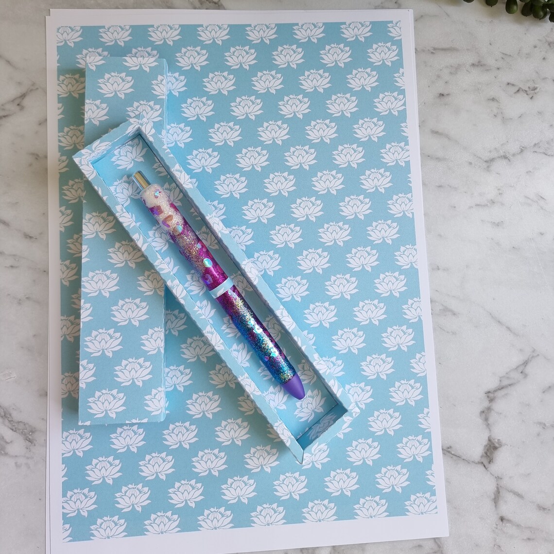 Pen Box - SVG File for Silhouette and Cricut Users - Etsy