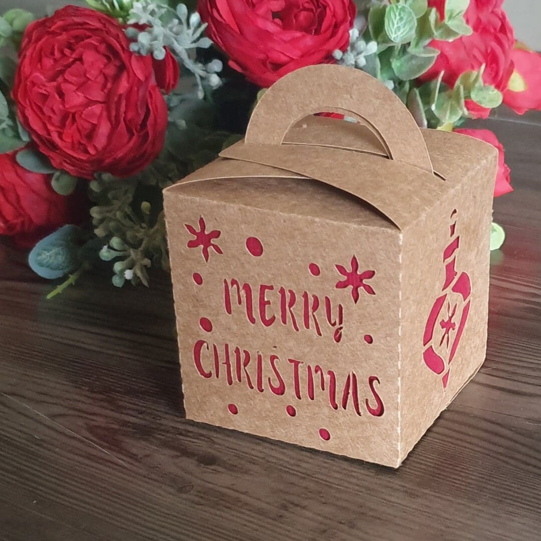 Craftisvg Christmas Gift Treat Box SVG - Etsy
