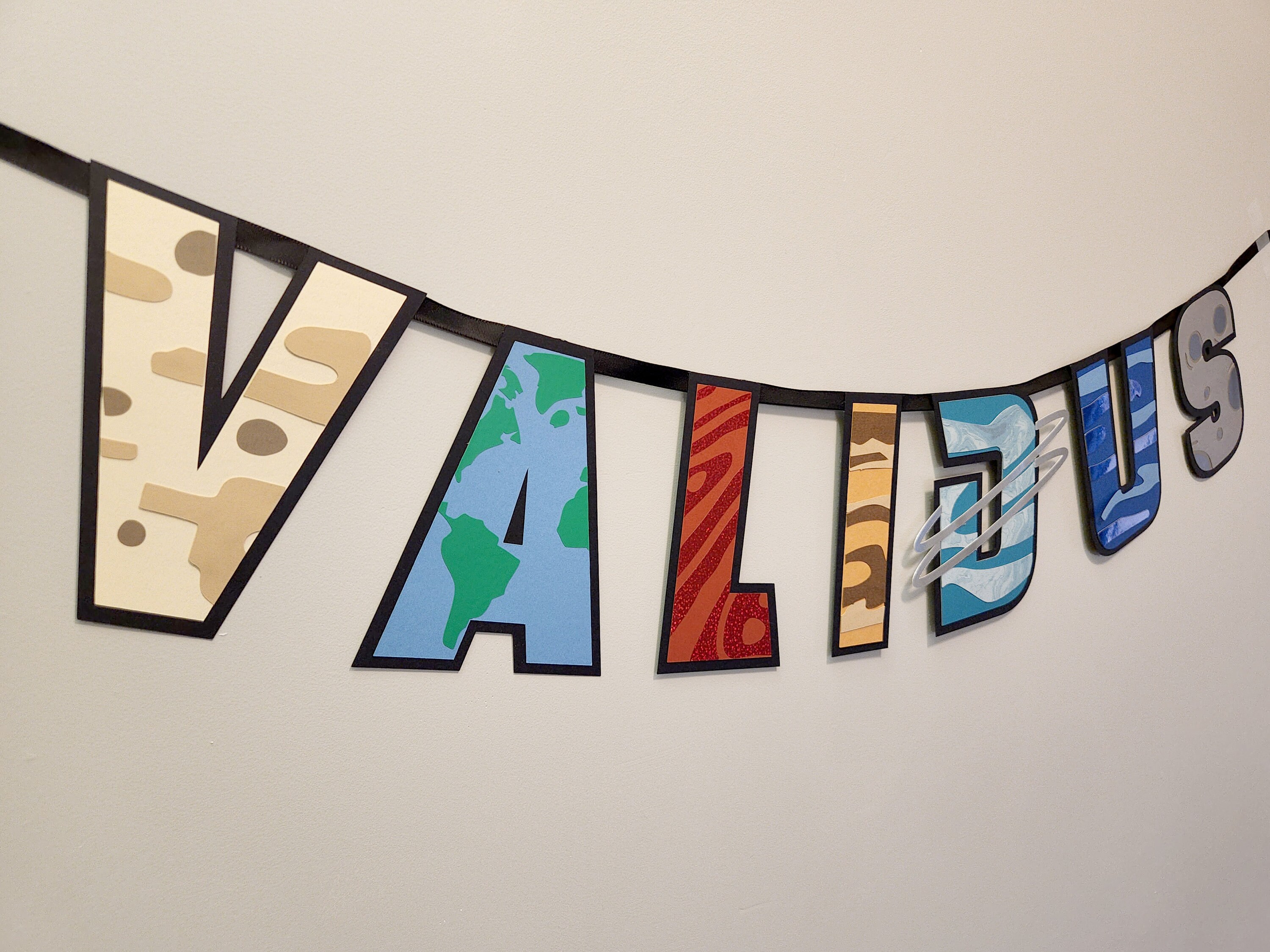 Custom Space Planet Letter Name Banner Birthday Baby Shower - Etsy