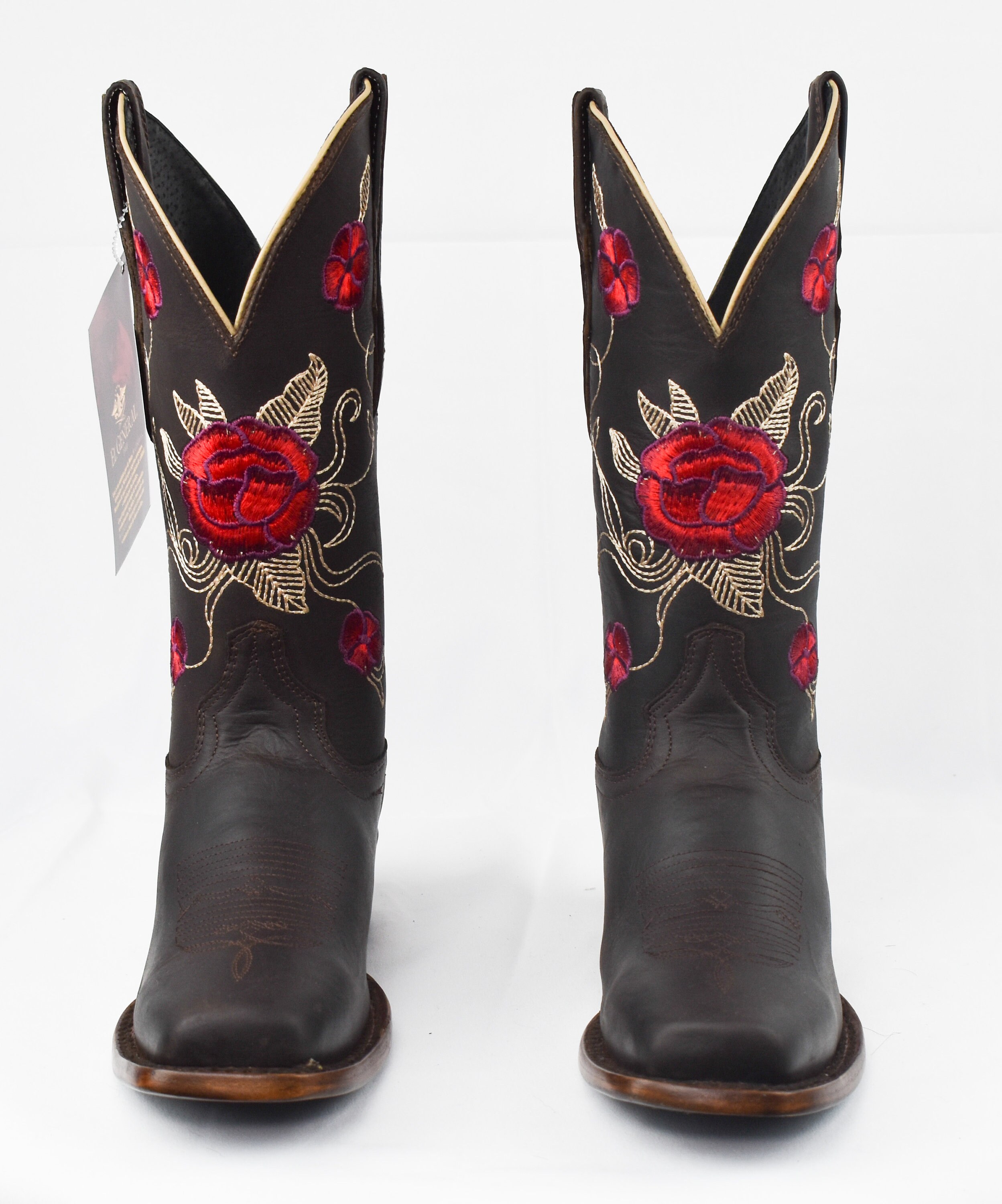 Red Roses Dark Chocolate Boot - Etsy