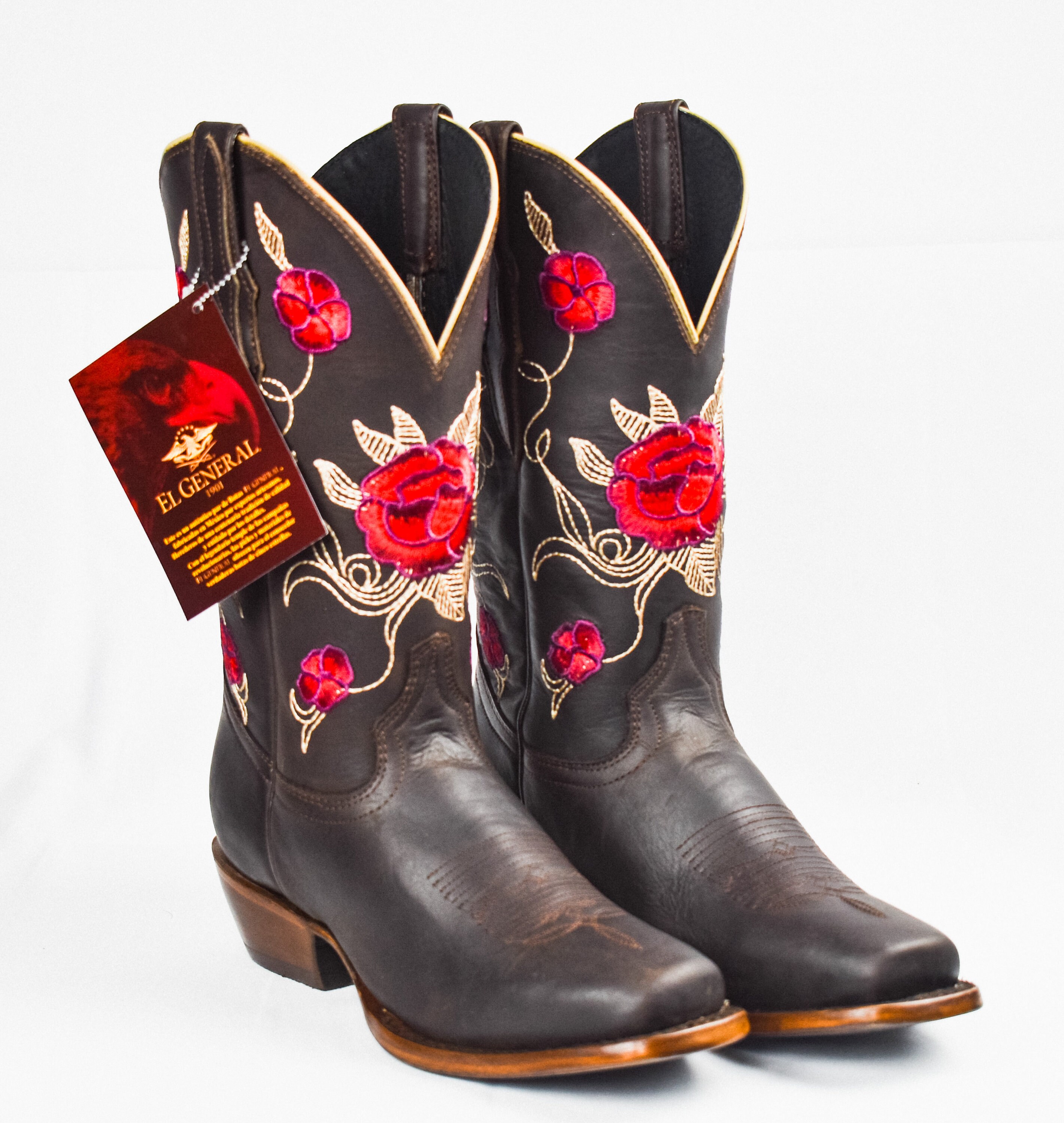 Red Roses Dark Chocolate Boot - Etsy
