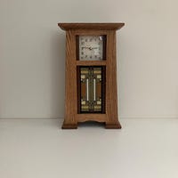 Mission Style Mantel Clock - Etsy