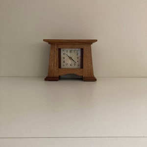 Arts and Craftsman Clock, Ivory Dial - Etsy