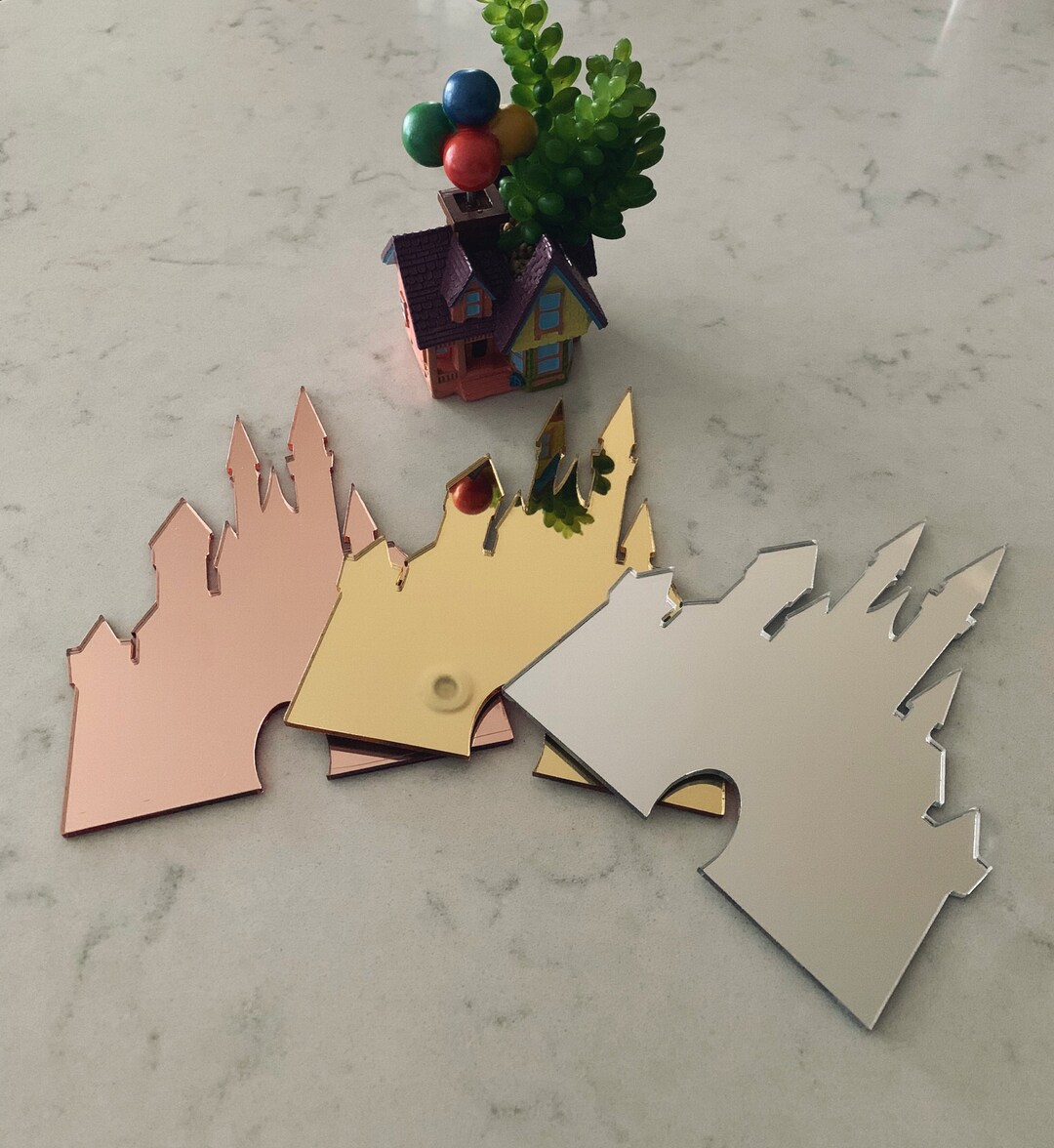 Castle Coasters sold Individually, Disney Themed Coasters, Disney Home ...