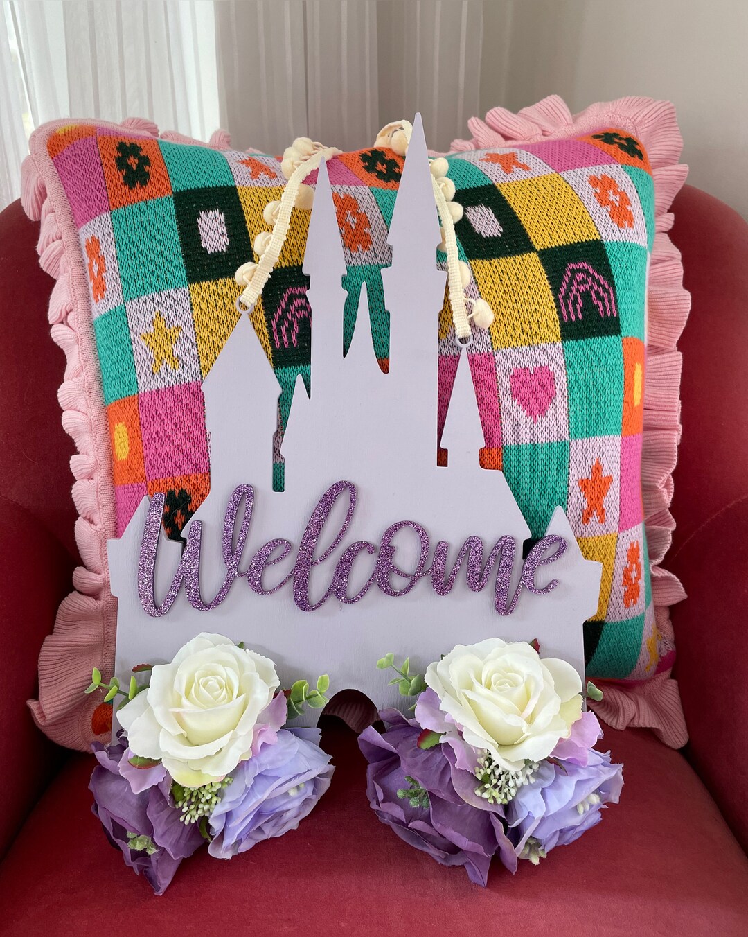 Disney Castle Sign, Welcome Sign, Disney Inspired Home Decor ...