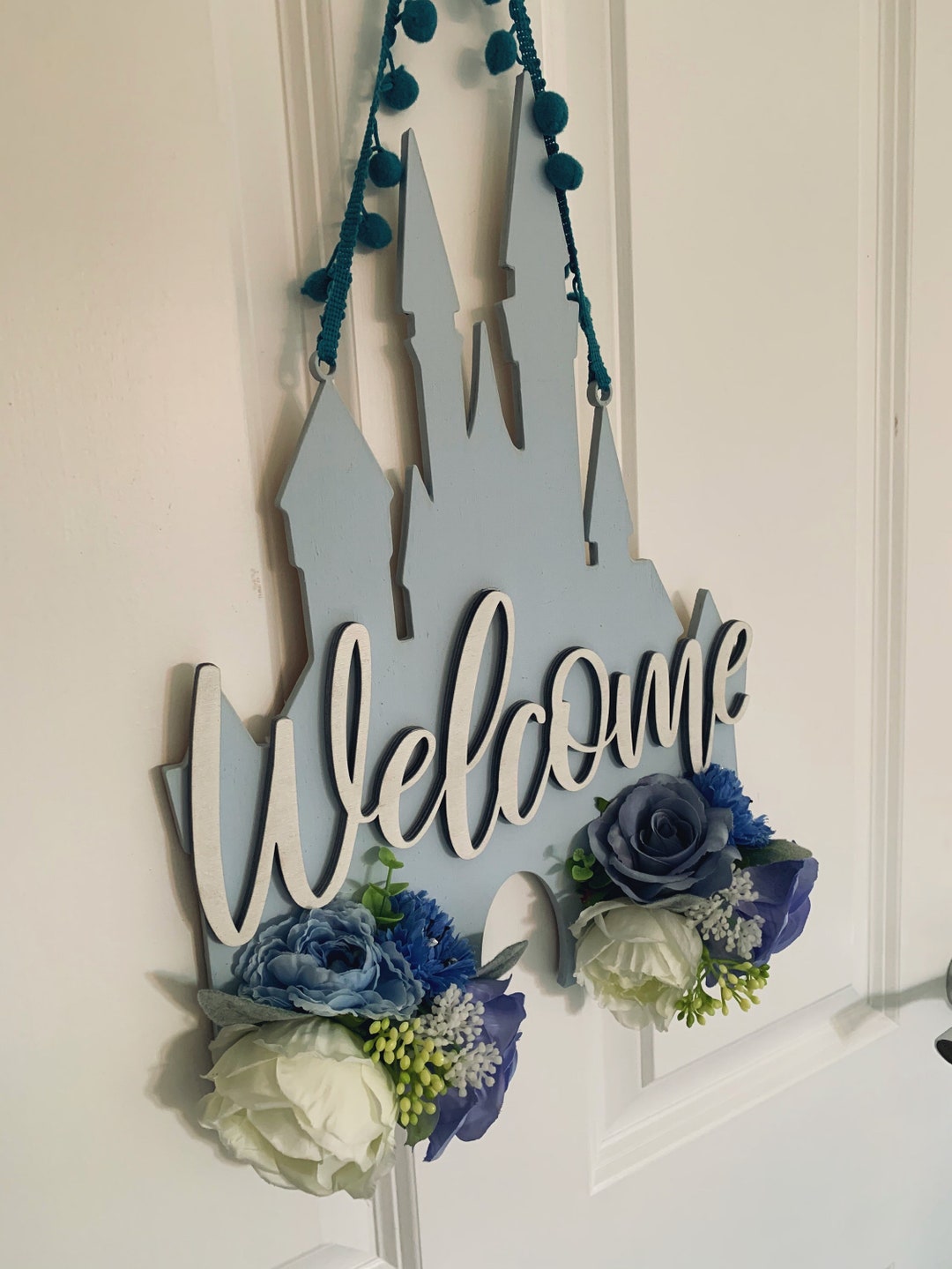 Disney Castle Sign Welcome Sign Disney Inspired Home Decor - Etsy UK