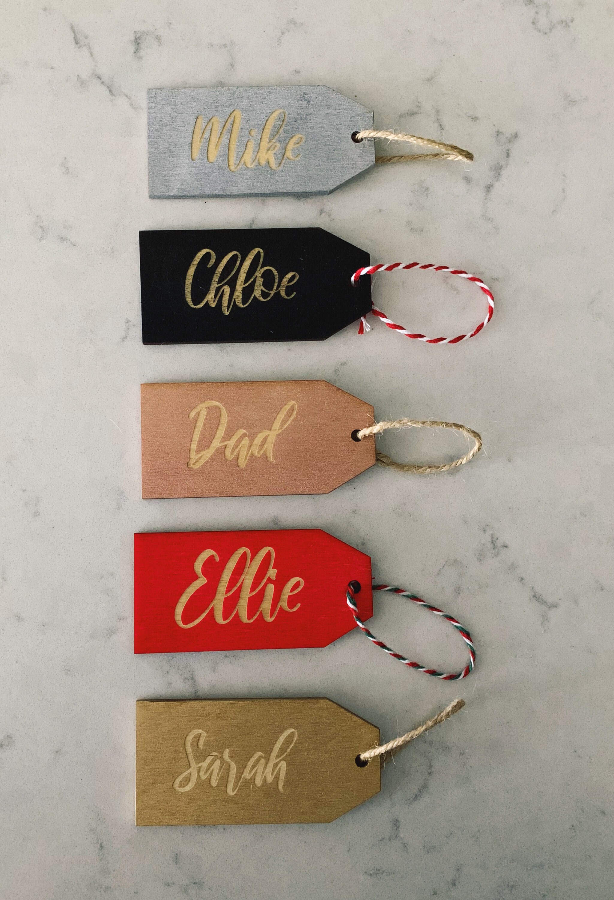 Personalised Gift Tags Wooden Gift Tags Christmas/birthday - Etsy UK